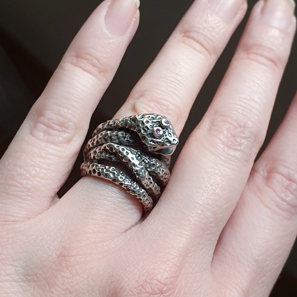 Anillo Boa Plata – Anima Barcelona